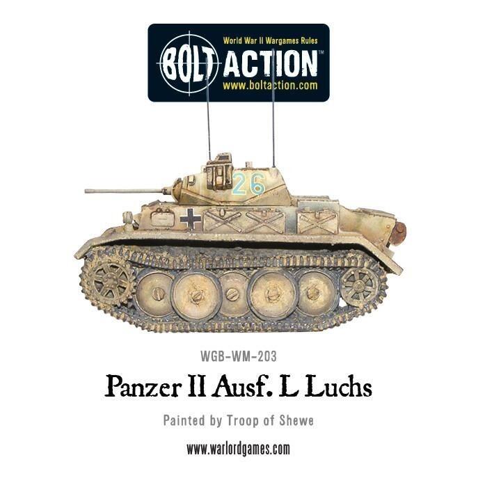 Panzer II Ausf. L Luchs – Bolt Action Tank Kit | Warmodels UK