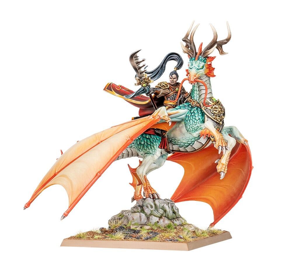 Shugengan Lord on Great Spirit Longma – Grand Cathay Hero Kit | Warmodels