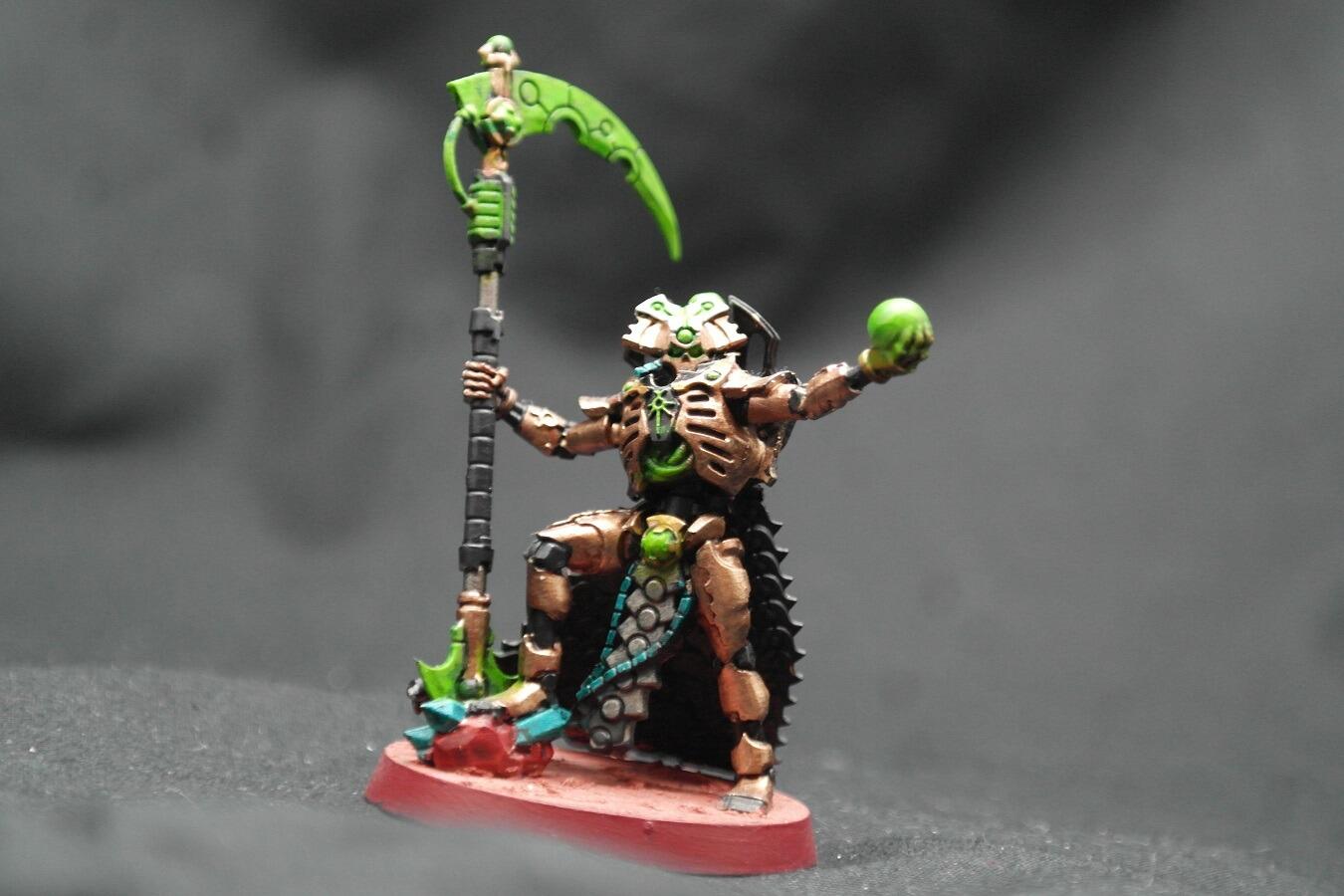 Pre-Loved Necron Lord – Warscythe & Resurrection Orb | Warhammer 40K ...