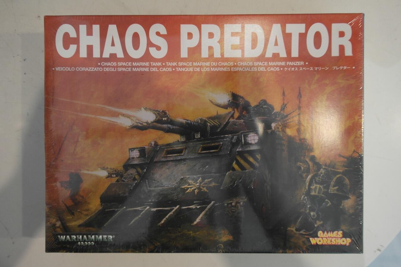 Pre-Loved Chaos Predator Tank – 2000s Classic, New in Box | Warhammer 40k