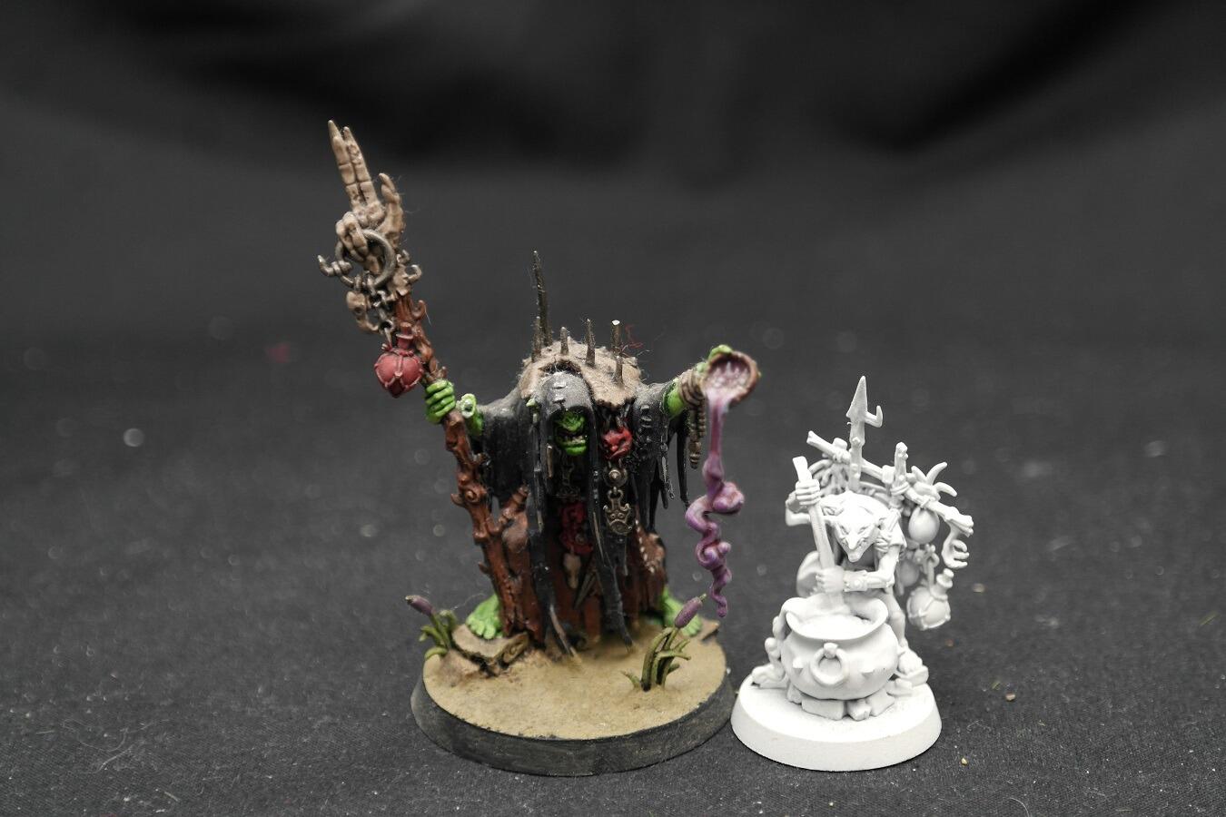 Pre-Loved Swampcalla Shaman with Pot-Grot | Kruleboyz | Warhammer Age ...
