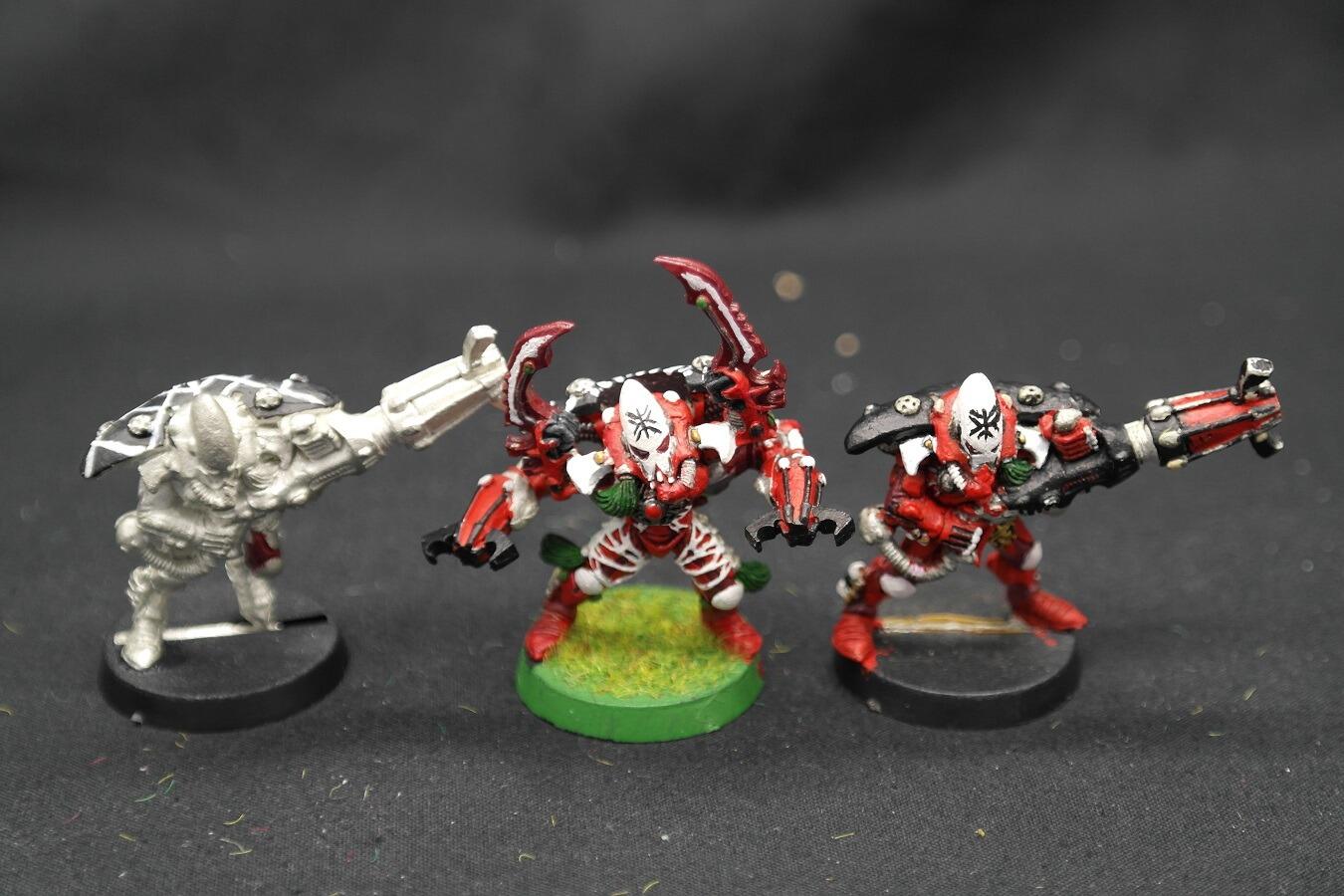 Pre-Loved Warp Spider Exarch + Warp Spiders – Aeldari Aspect Warriors ...