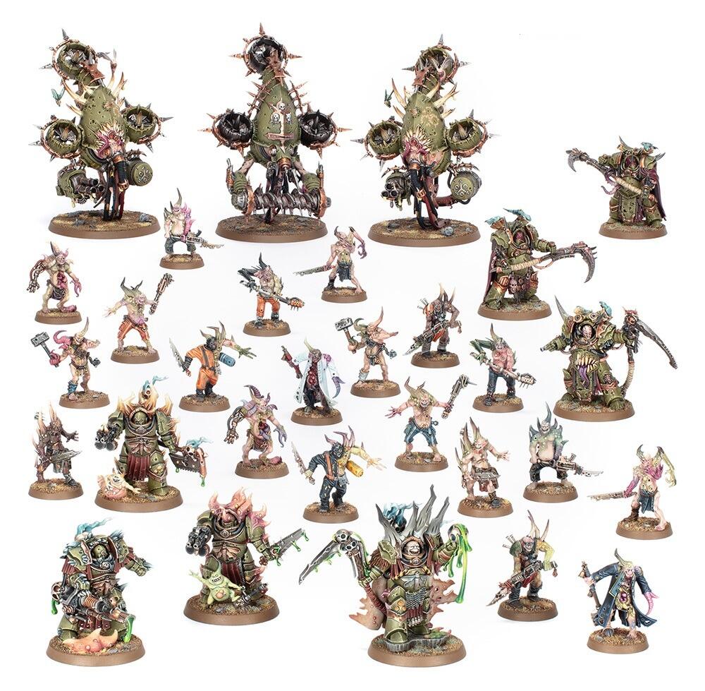 Battleforce: Vile Vectorium – Death Guard Chaos Army Box | Warmodels.co.uk