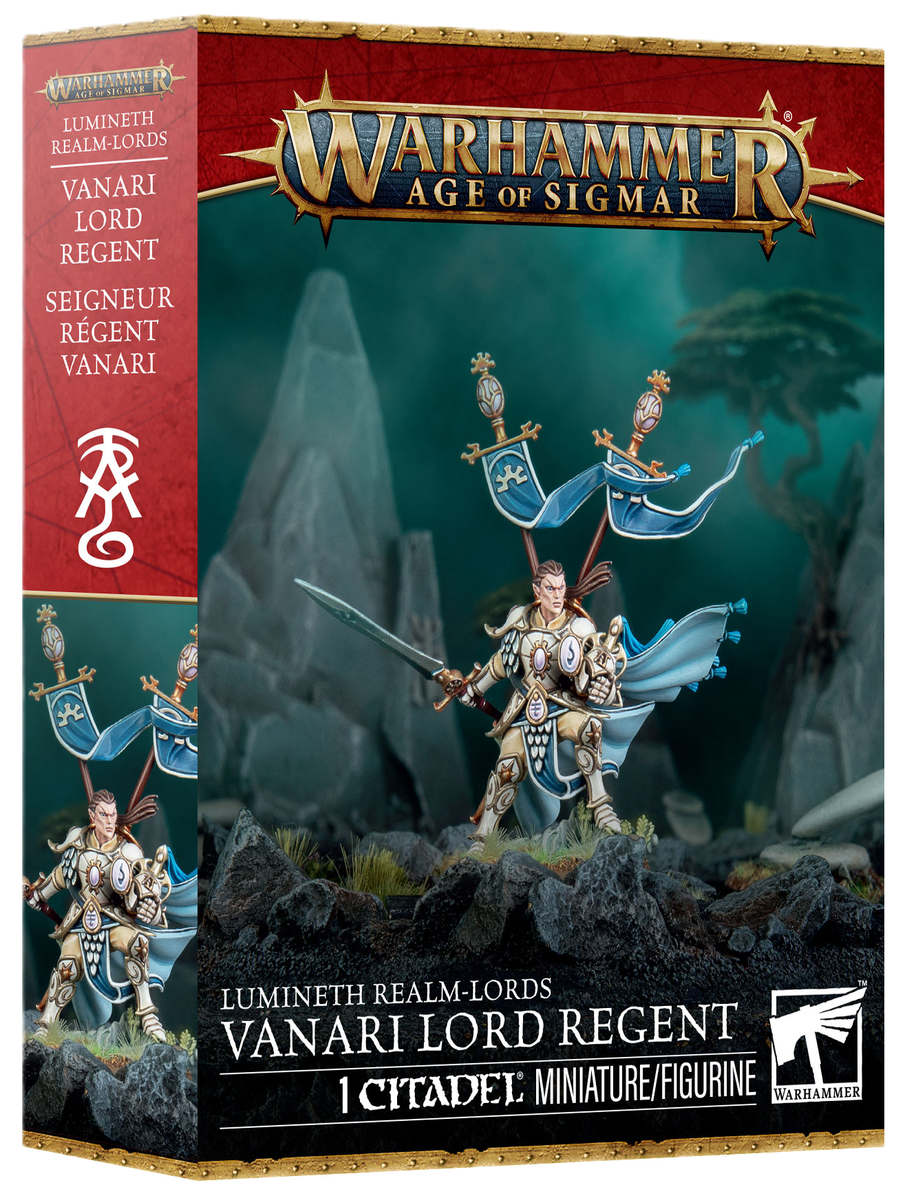 Vanari Lord Regent – Lumineth Realm-lords Hero Model | Warmodels.co.uk