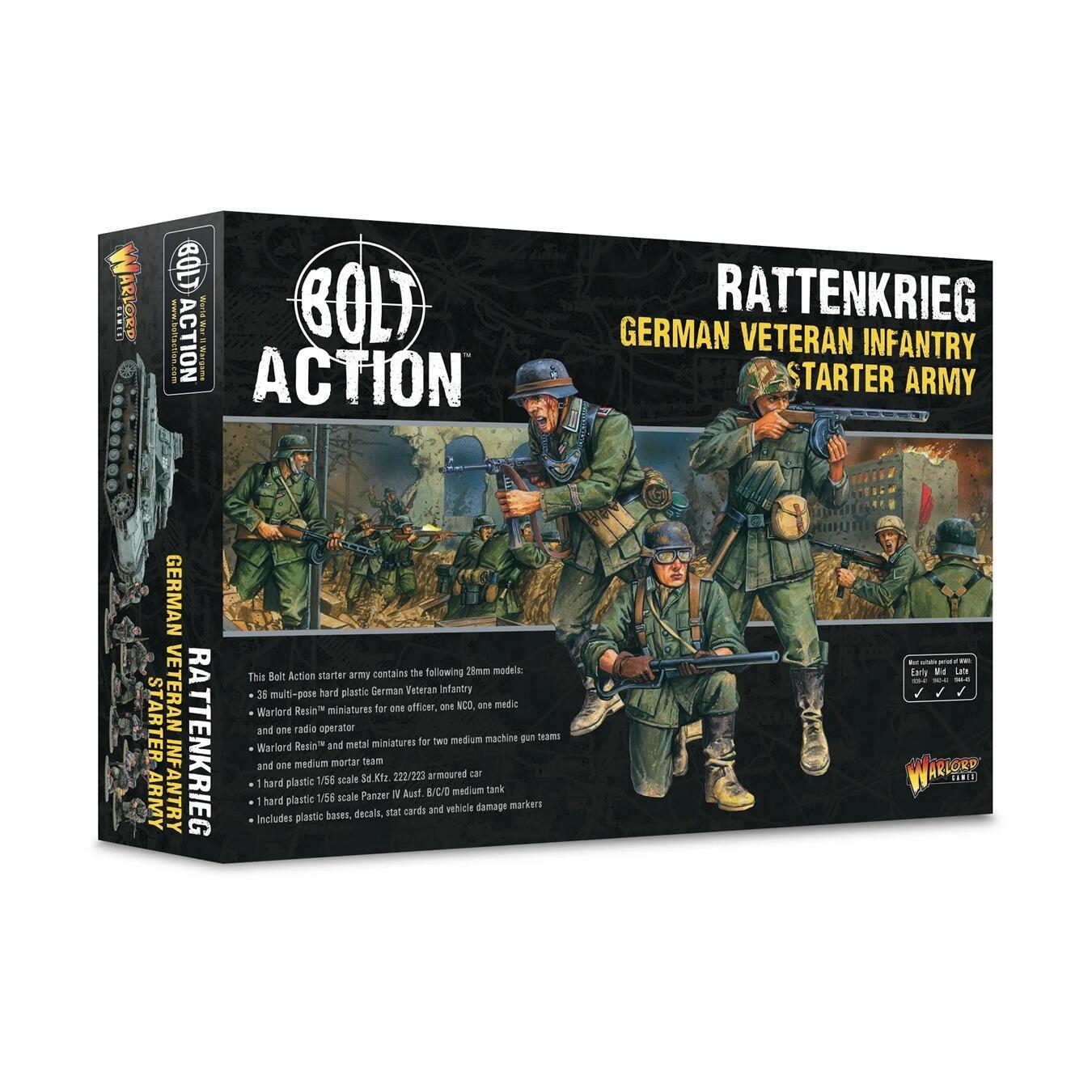 Rattenkrieg German Veteran Infantry Starter Army | Bolt Action WWII