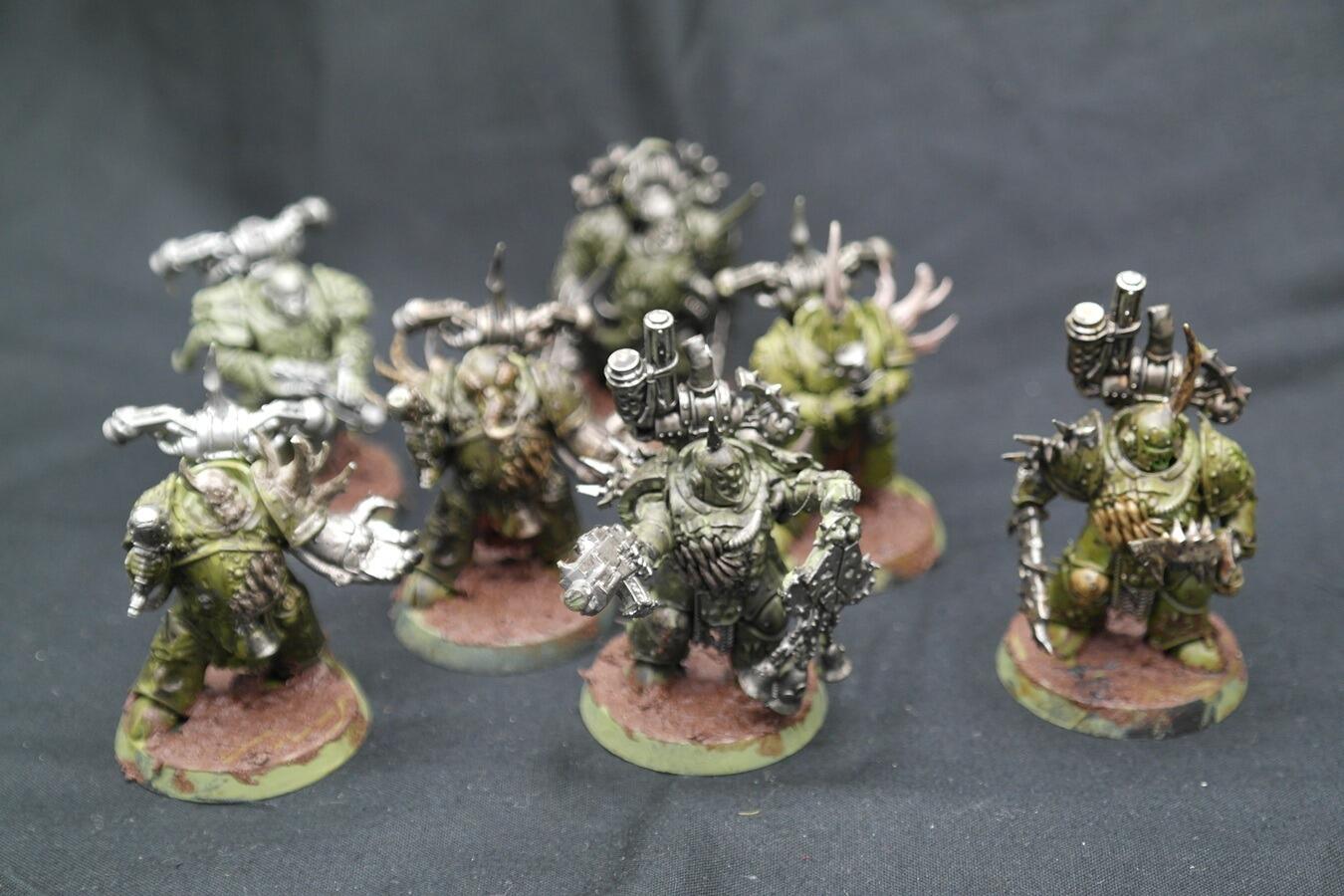 Pre-Loved Plague Marines – Used Warhammer 40K Death Guard Models ...