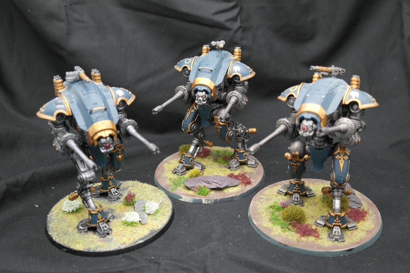 Pre-Loved Imperial Knight Armiger Helverins | Warhammer 40k