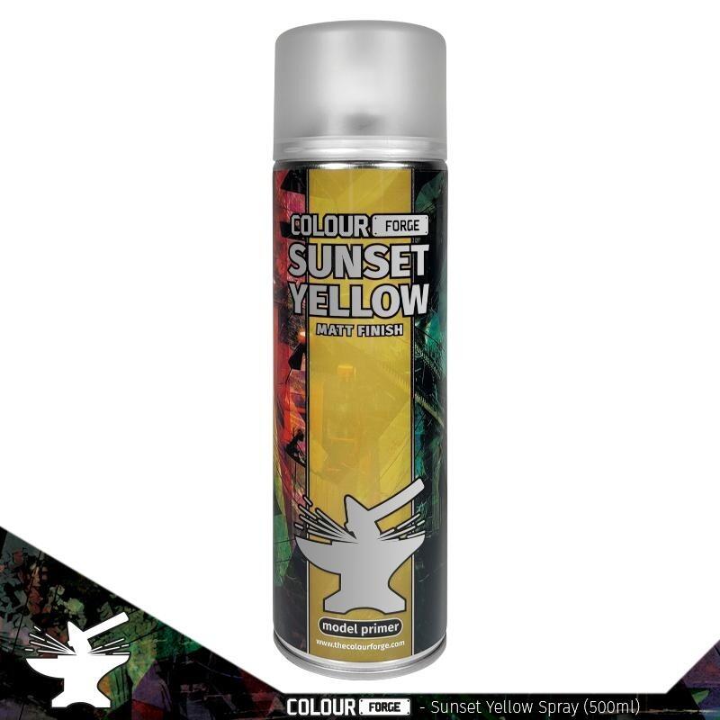 Colour Forge Sunset Yellow Spray 500ml | High Quality Primer ...