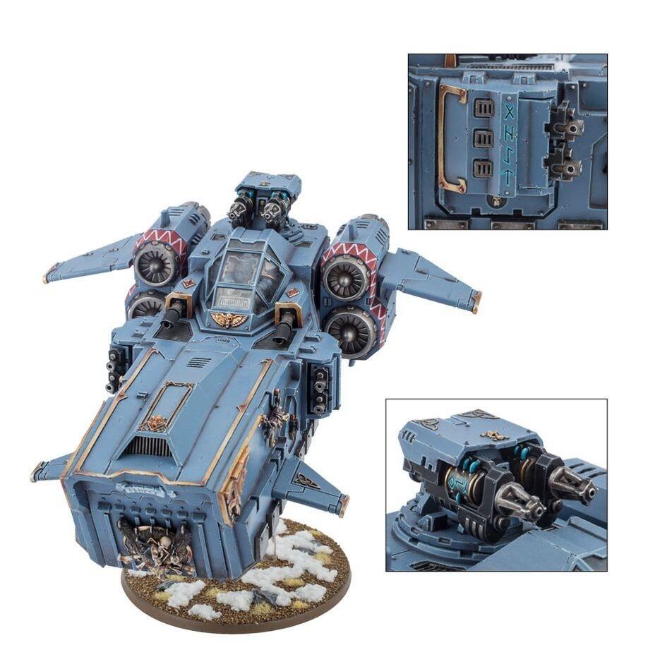 Space Wolves Stormfang Gunship & Stormwolf Assault Craft – Warhammer ...