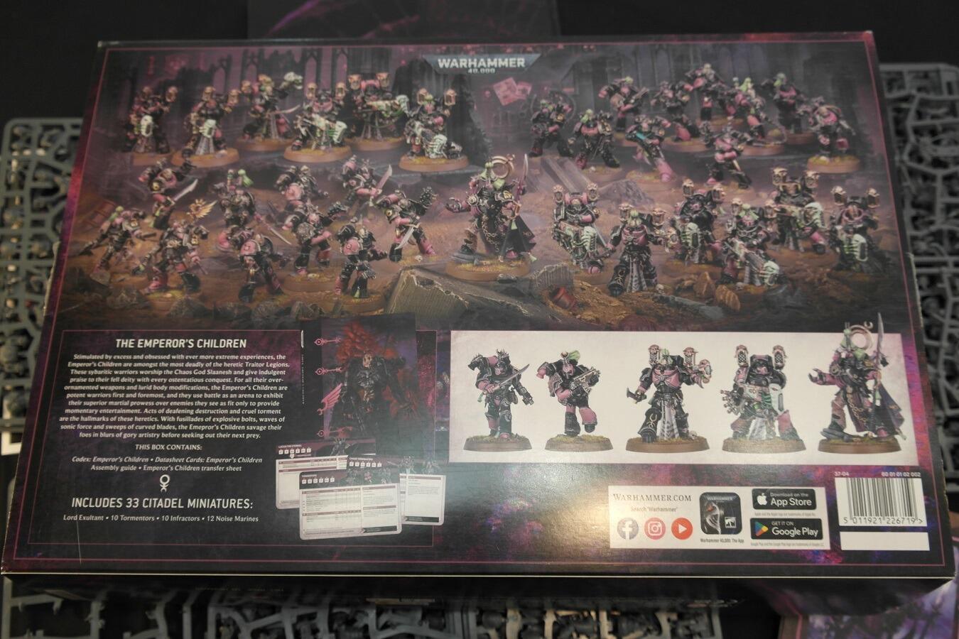 Pre-Loved Emperor’s Children Box Set – Chaos Space Marines | Warhammer 40k