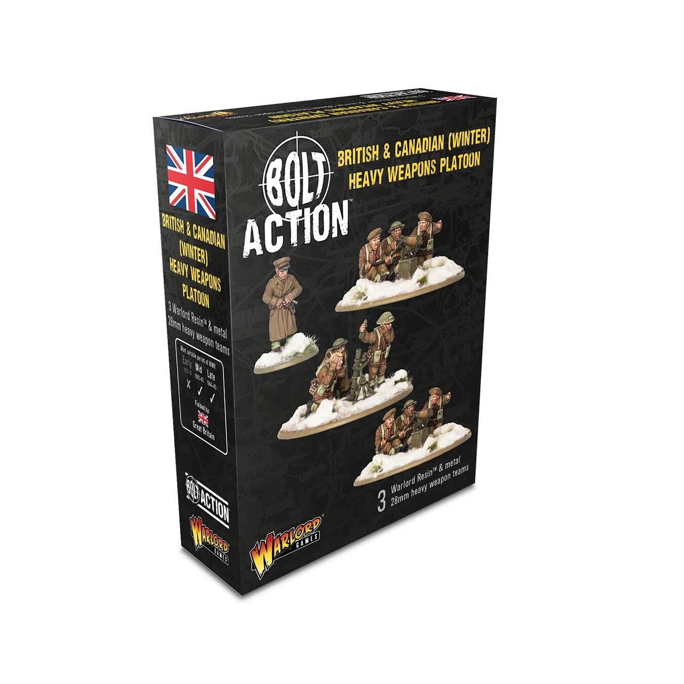 British & Canadian Infantry (Winter) Heavy Weapons Platoon | Bolt Action