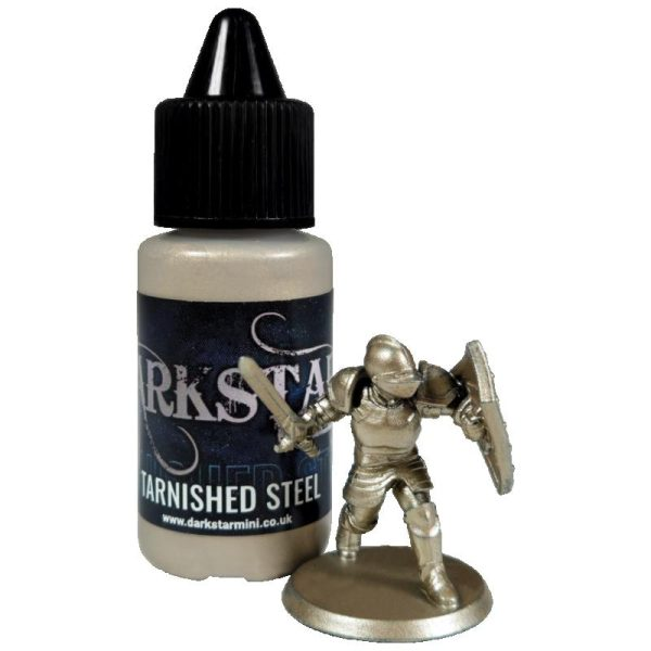 Darkstar: Tarnished Steel – Aged Steel Acrylic Paint for Miniatures