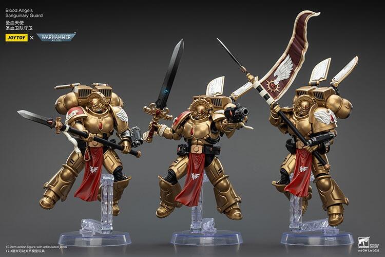 JoyToy Blood Angels – Sanguinary Guard Figure Set (1/18 Scale ...
