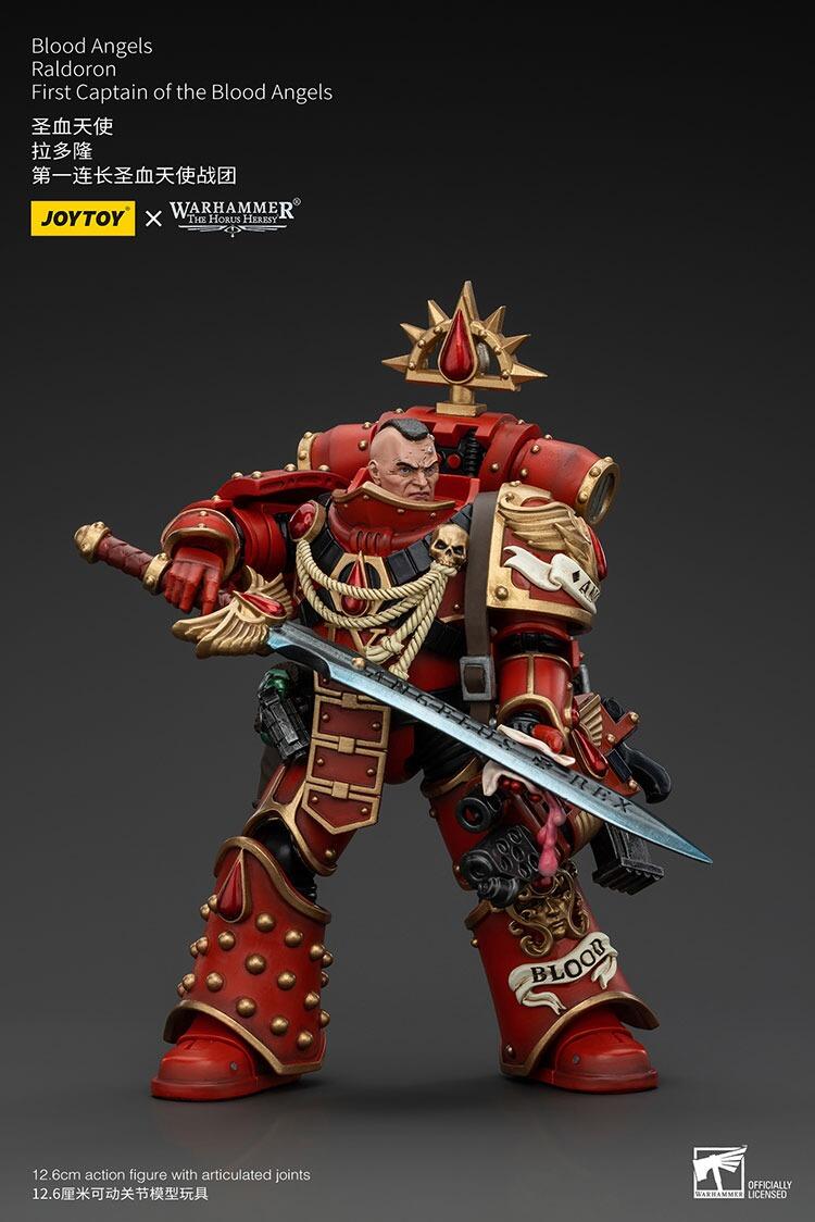 JoyToy Blood Angels Raldoron – First Captain Figure (1/18 Scale ...