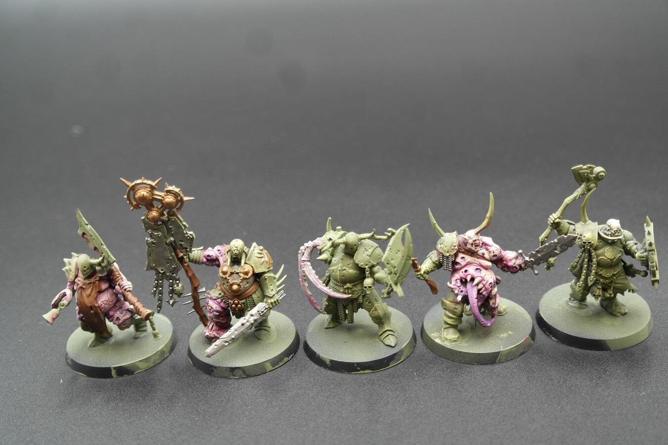 Pre-Loved Putrid Blightkings – Partially Painted | AoS