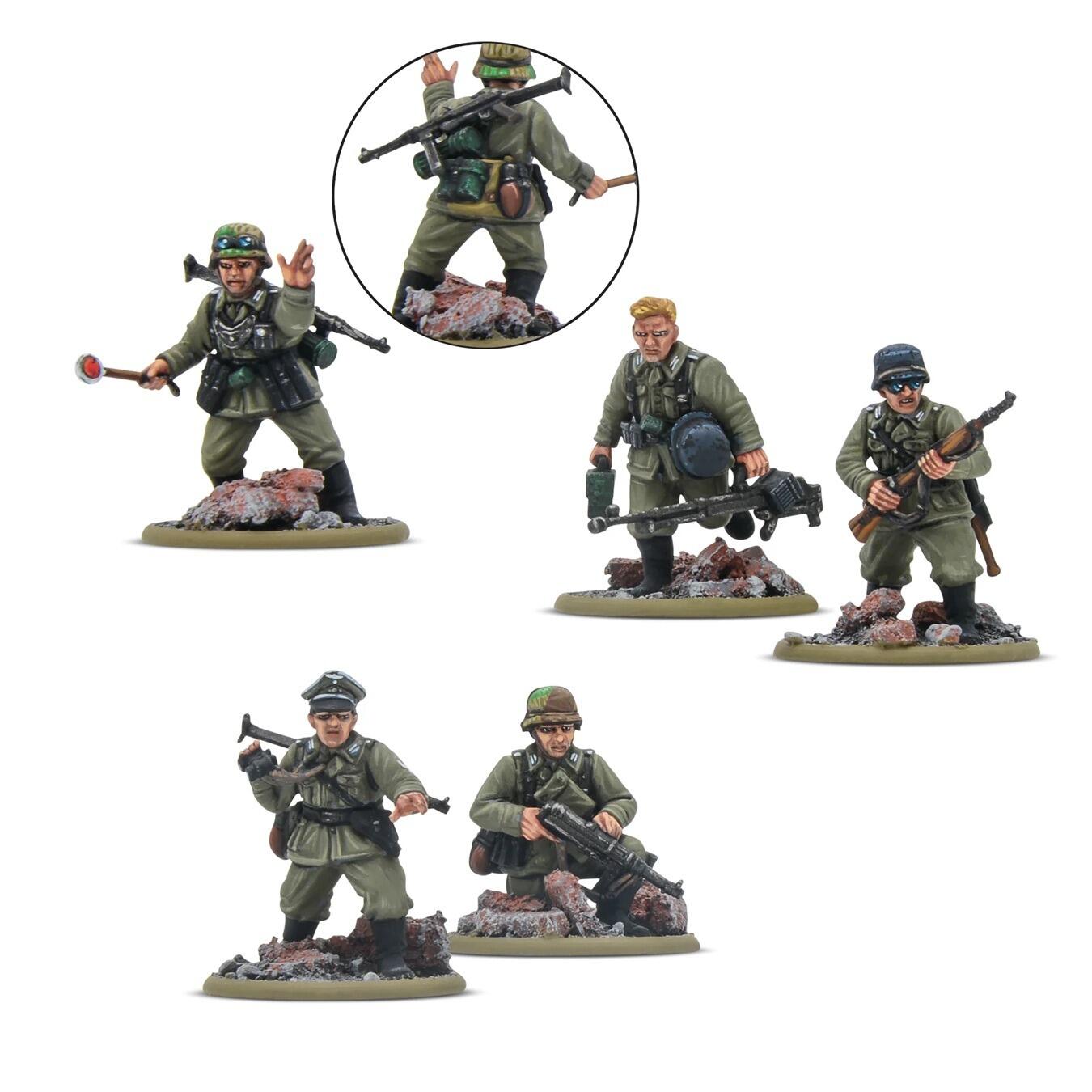 German Veteran Infantry Platoon | Bolt Action WWII | 28mm Wargaming Mi