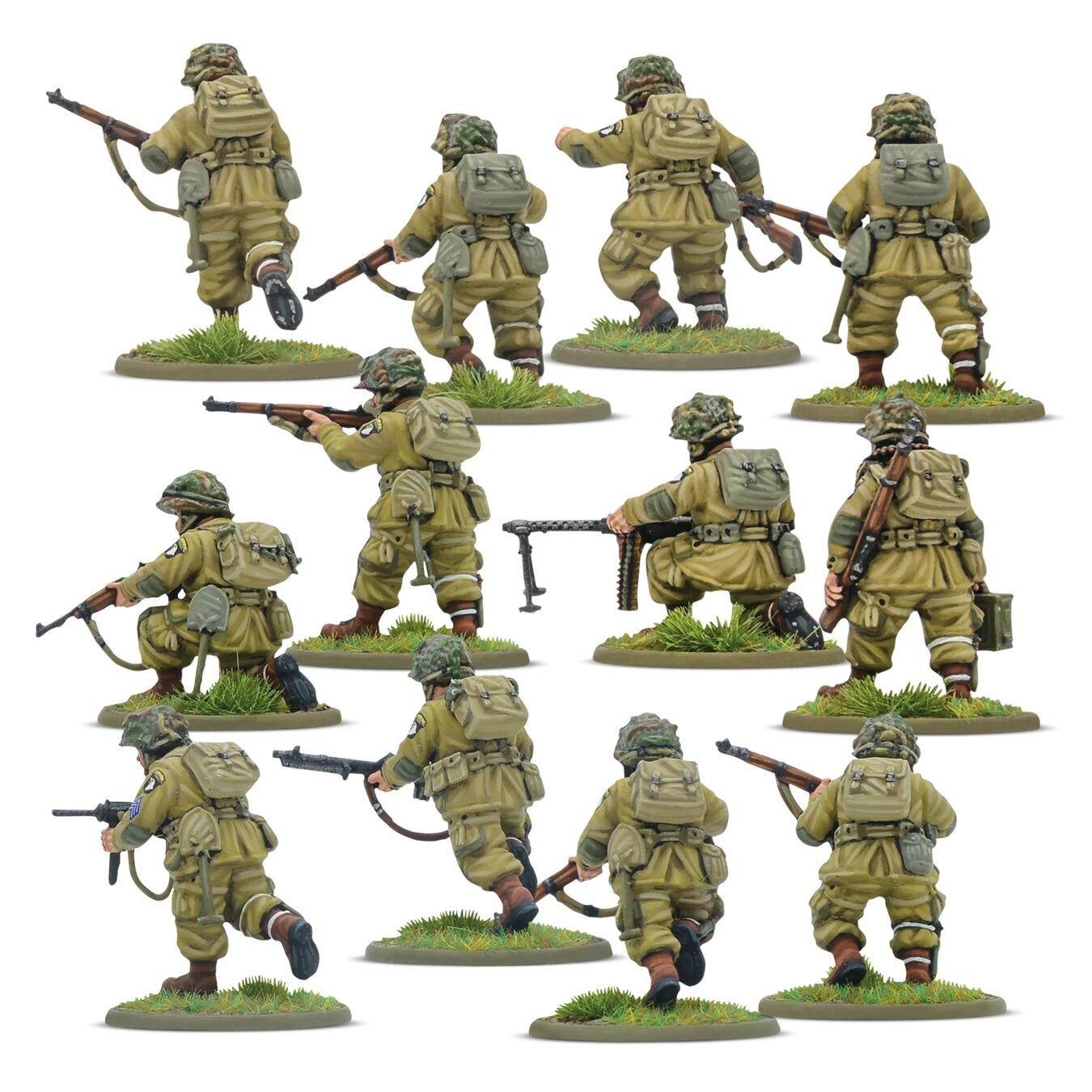 US Airborne (D-Day) Platoon – 28mm Bolt Action Miniatures | Warmodels