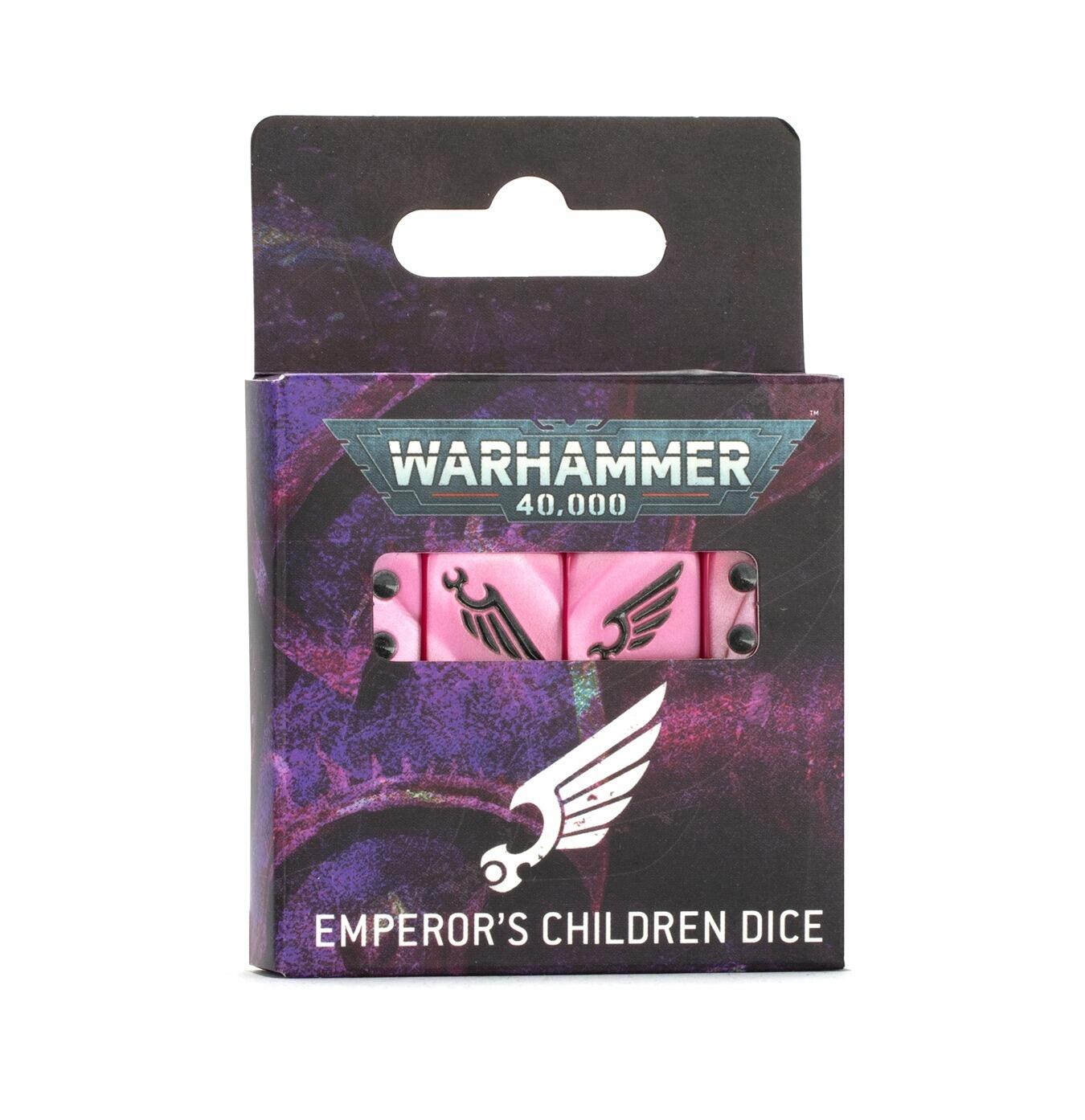 Emperor’s Children Dice Set – Warhammer 40K Chaos Dice | Warmodels