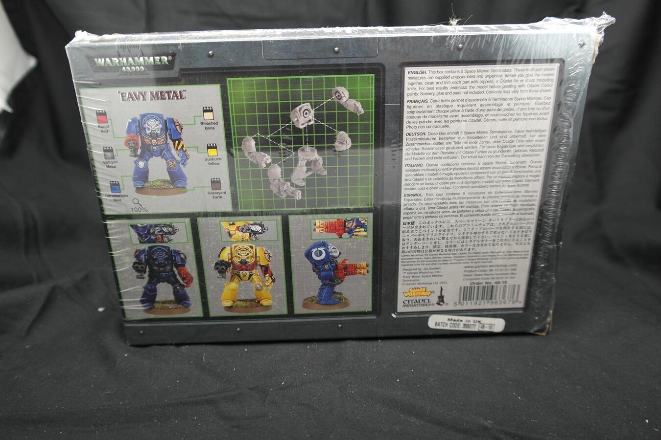 Pre-Loved Space Marine Terminators – 2000s Classic, New in Box ...