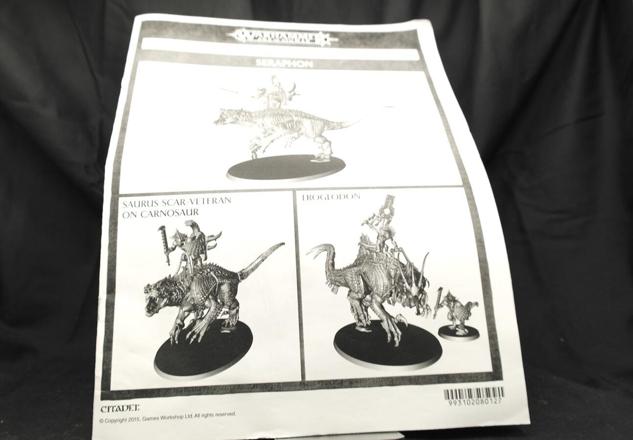 Pre-Loved Skink Oracle on Troglodon – Seraphon Hero Monster | Warhammer AoS