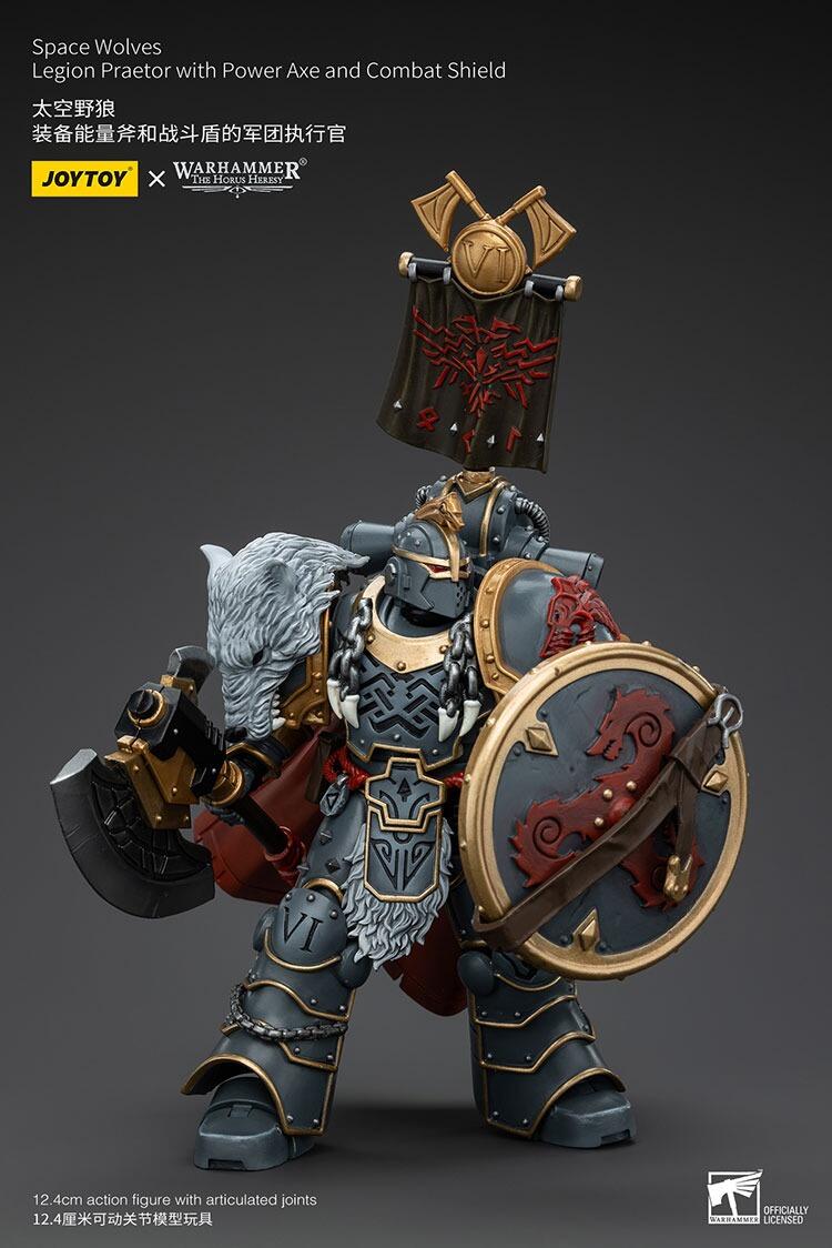 Legion Praetor – Space Wolves JoyToy (Power Axe & Shield) | Warmodels.co.uk