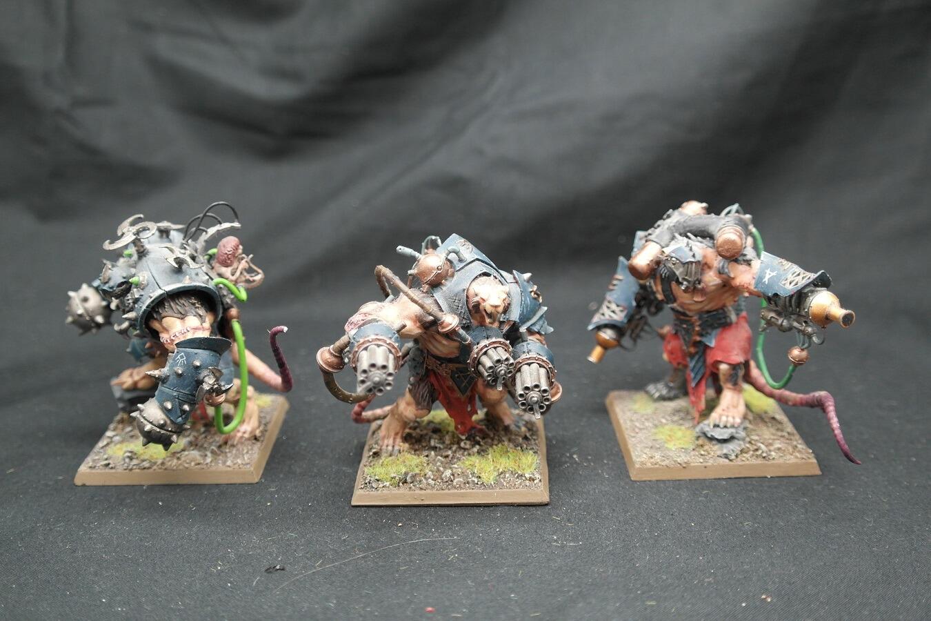 Pre-Loved Skaven Stormfiends – Clan Skryre Brute Team | Warhammer Age ...