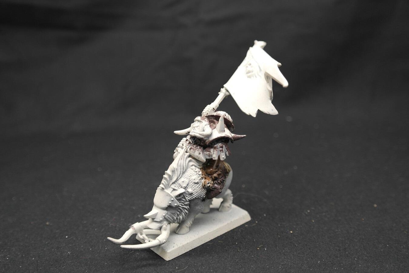 Pre-Loved Orc Boar Boy Banner Bearer | Warmodels.co.uk