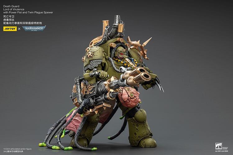 JoyToy Death Guard Lord of Virulence – Power Fist & Plague Spewer | 1/18