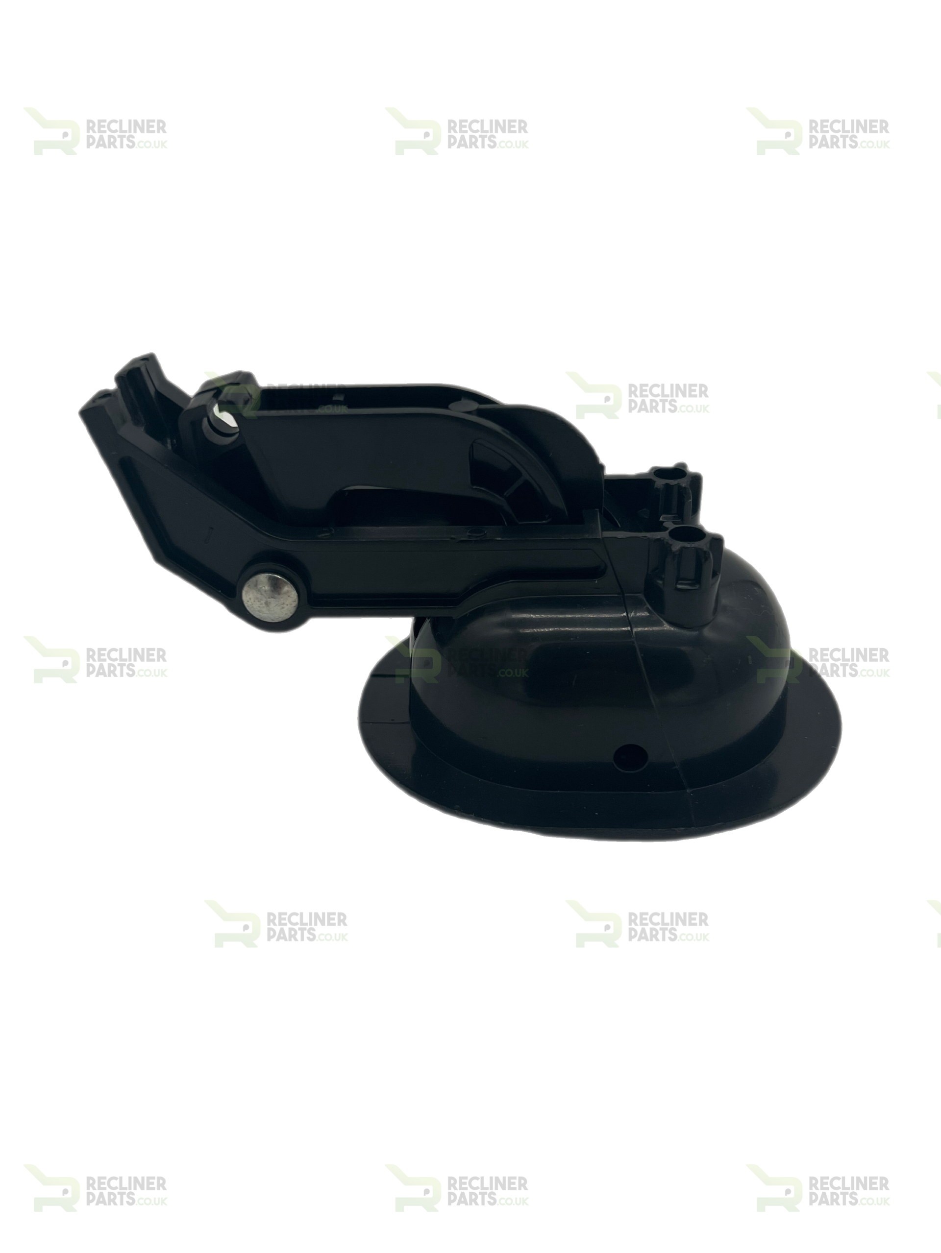 Black Plastic Oval Manual Recliner Handle