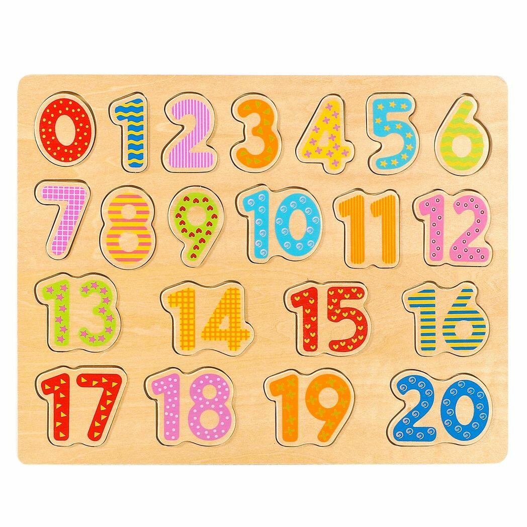 Bright & Fun SOKA Wooden Number Board: Pre-Math Skills for Little Learners!