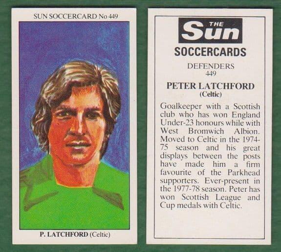 Glasgow Celtic Peter Latchford