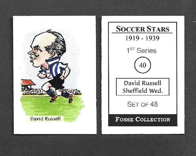 Sheffield Wednesday David Russell 40 FC1
