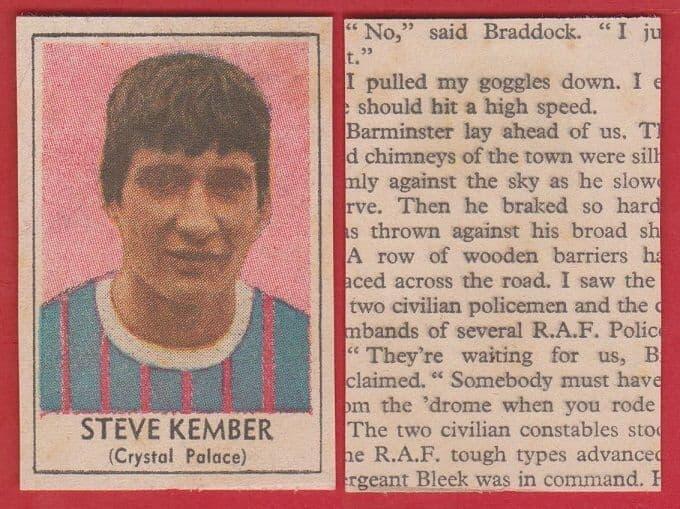 Crystal Palace Steve Kember England 1968