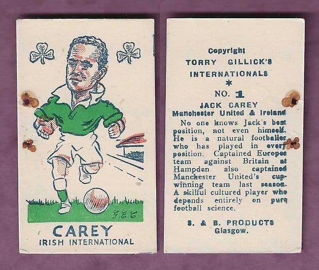 Ireland Johnny Carey 1 TG Black