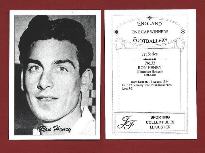 Tottenham Hotspur Ron Henry 32 1