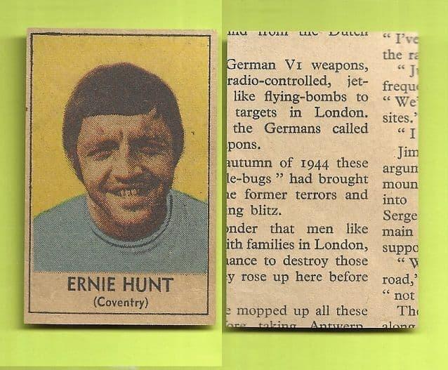 Coventry City Ernie Hunt 1969
