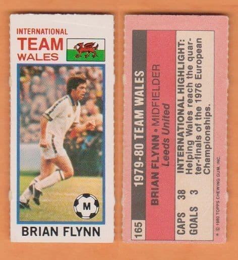 Leeds United Brian Flynn 165 Int