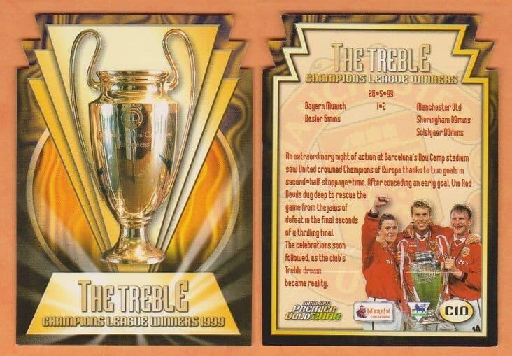 Manchester United Treble Champions League Trophy C10