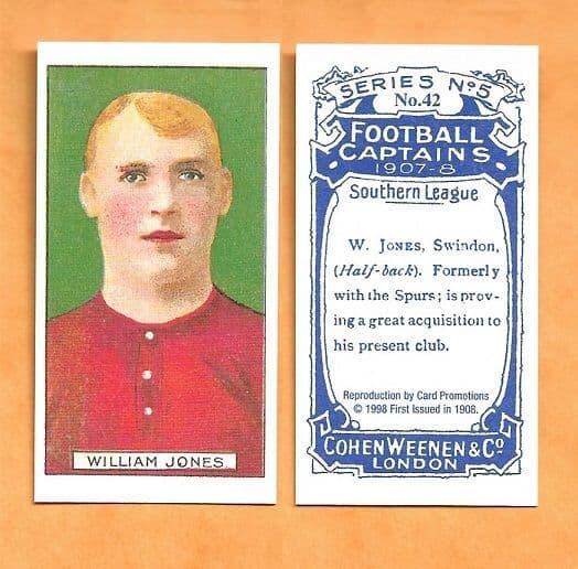 Swindon Town William Jones 42 CP