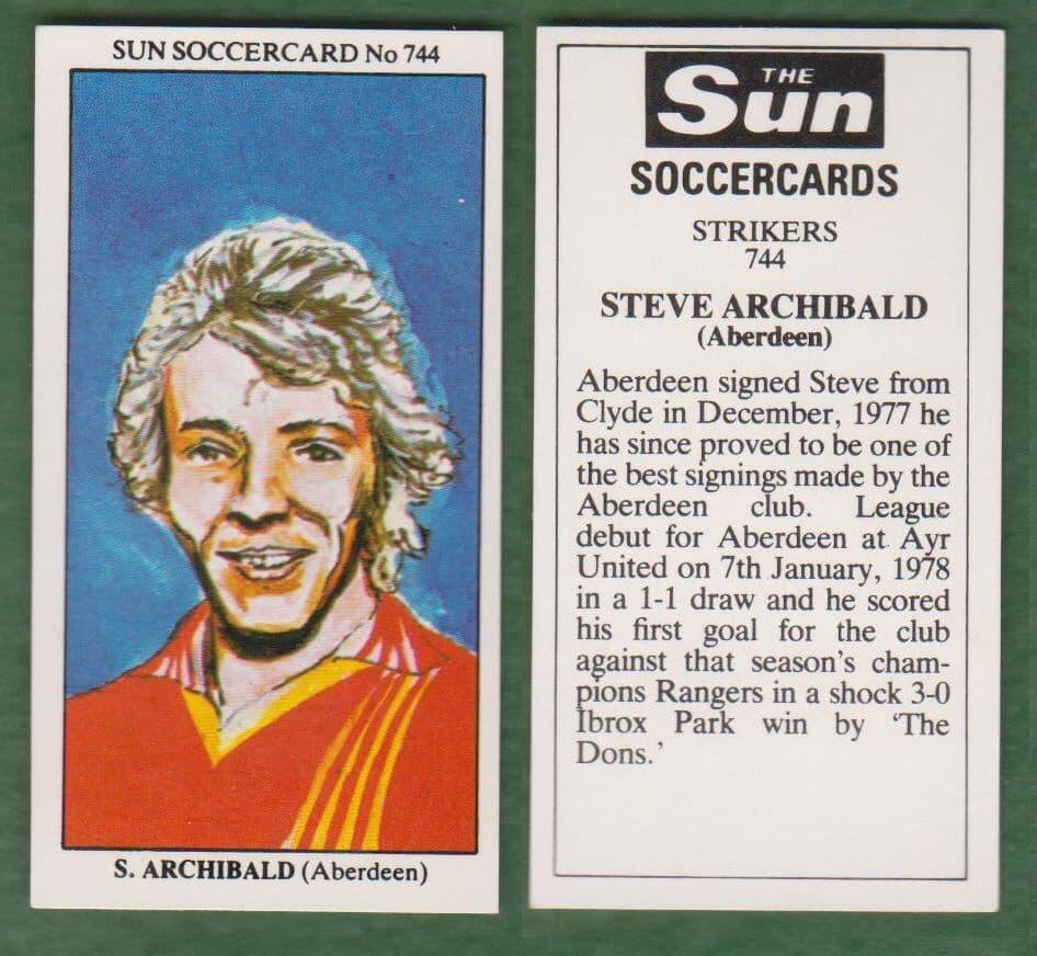 Aberdeen Steve Archibald Scotland