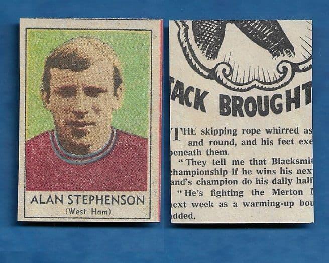West Ham United Alan Stephenson 1970