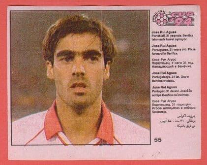 Benfica Jose Rui Aguas Portugal 55