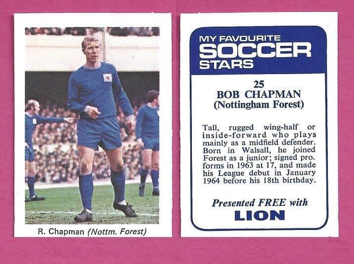 Nottingham Forest Bob Chapman 25