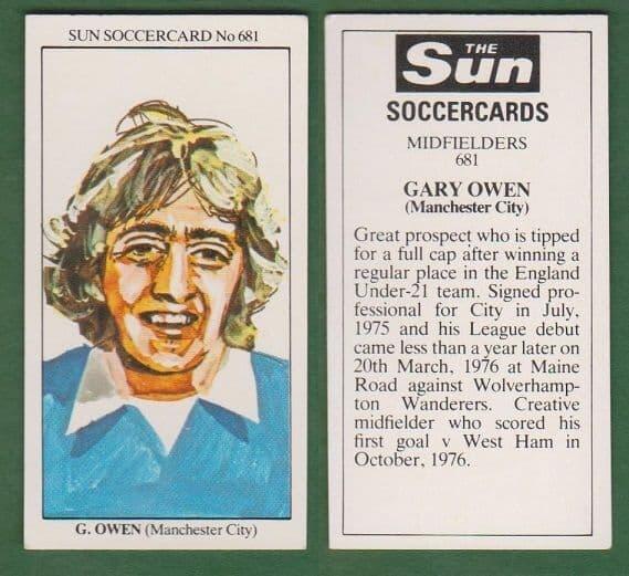 Manchester City Gary Owen