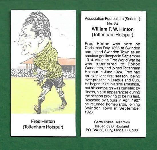 Tottenham Hotspur Ted Hinton 24