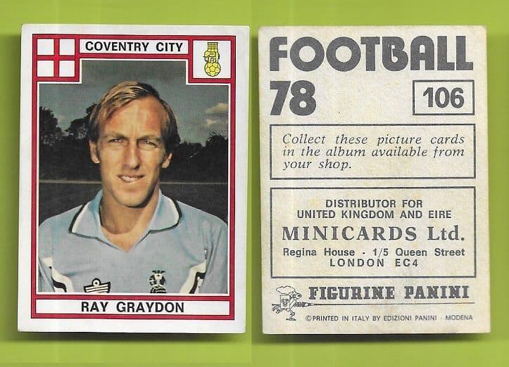 Coventry City Ray Graydon 106