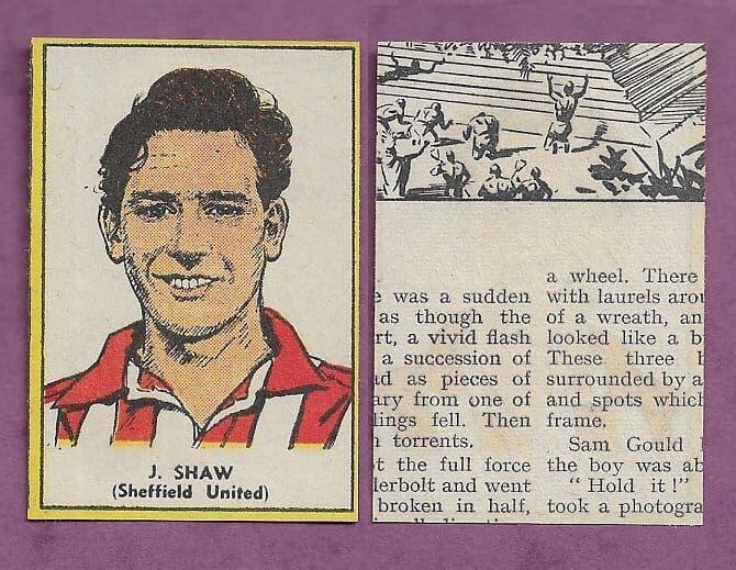 Sheffield United Joe Shaw 1954