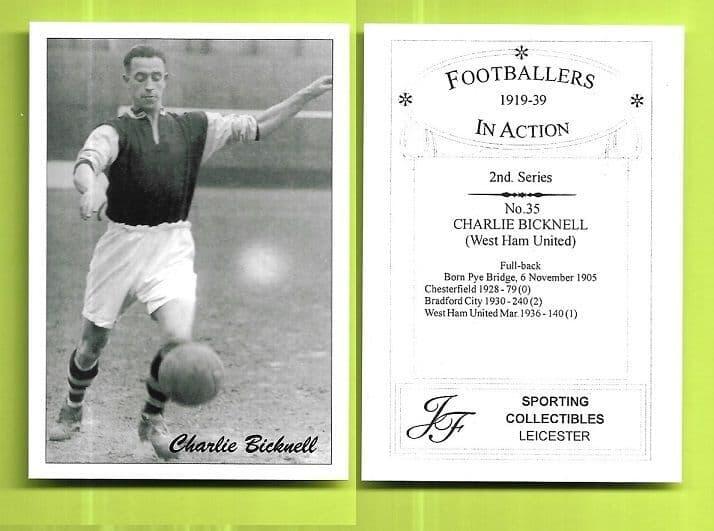 West Ham United Charlie Bicknell 35 2 G