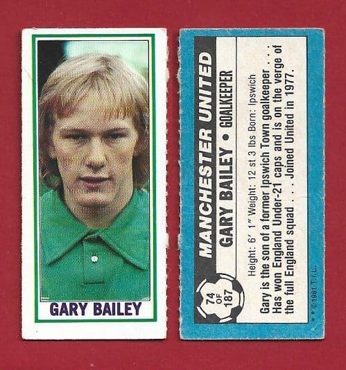 Manchester United Gary Bailey 74