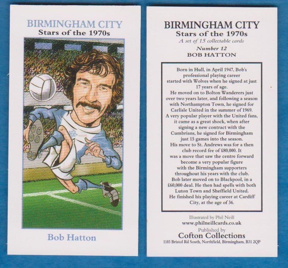 Birmingham City Bob Hatton 12